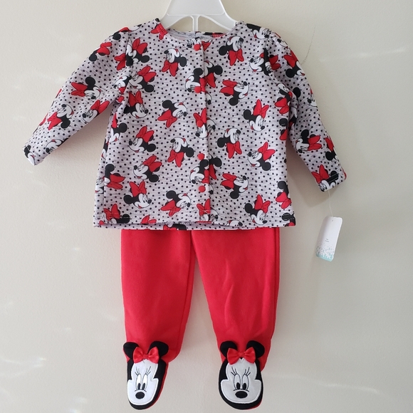 Disney | Matching Sets | Disney Baby Minnie Mouse Set 69 Mos | Poshmark